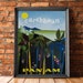Caribbean Travel Poster, Beach Wall Art, Vintage Wall Art, Colorful ...