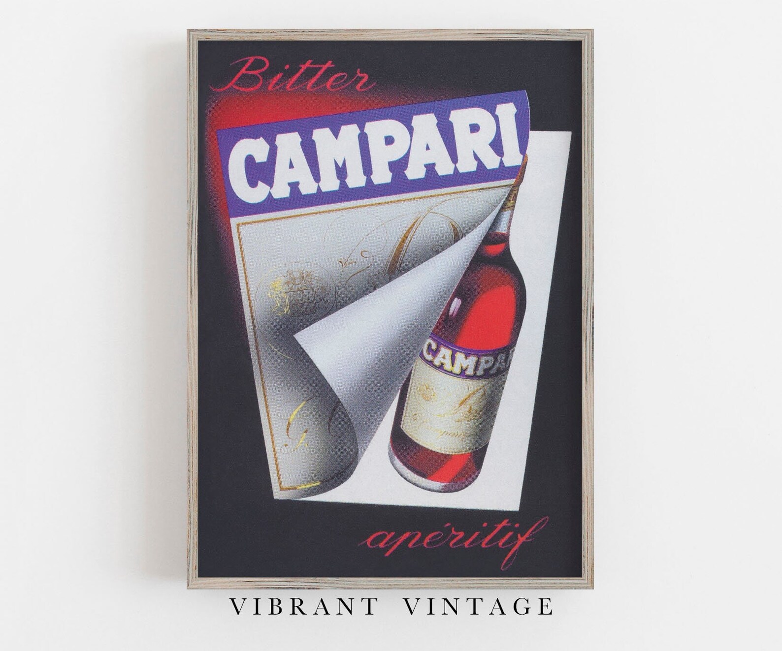 Vintage Campari Aperitif Poster, Bar Cart Decor (digital Download) - Etsy