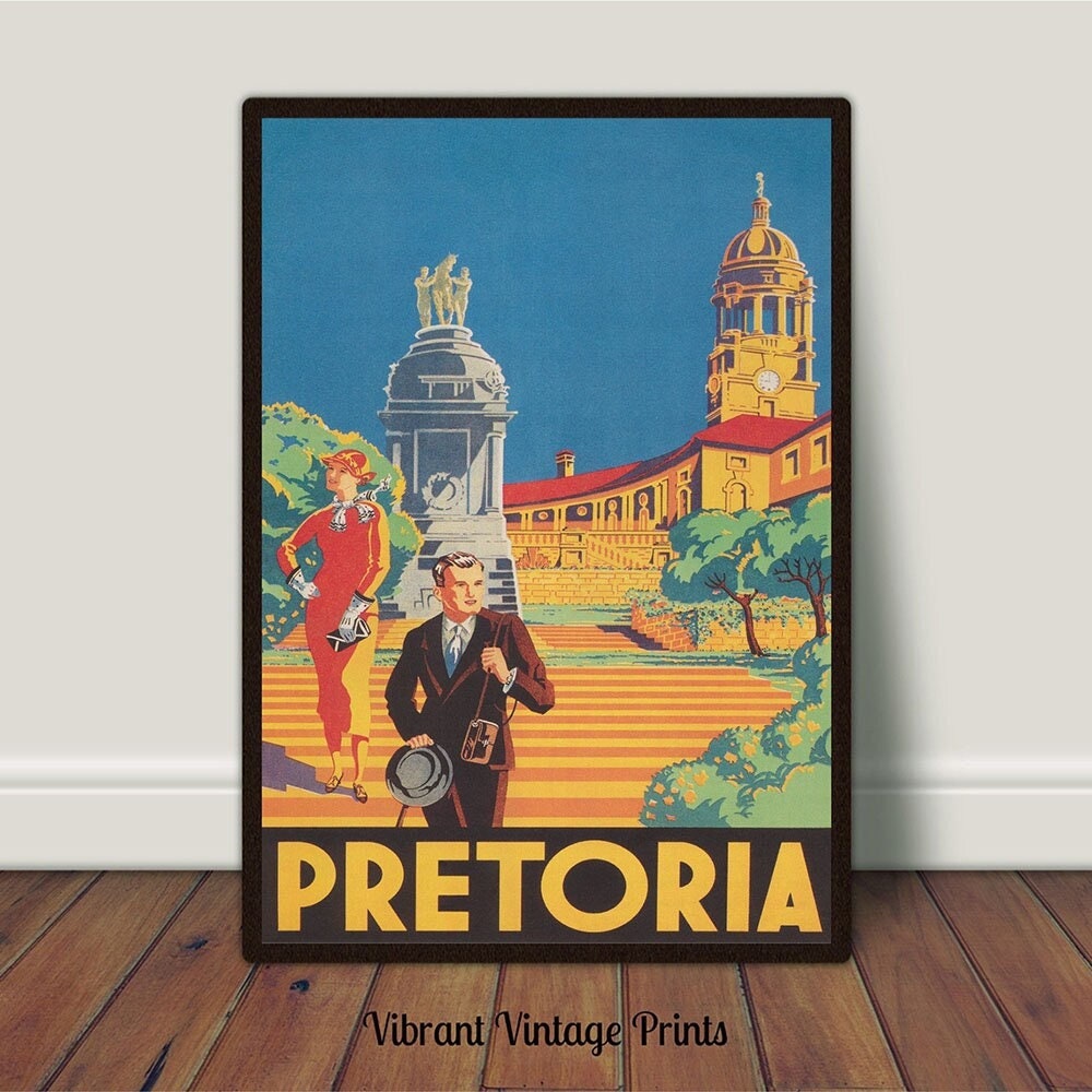 South Africa Travel Poster INSTANT DOWNLOAD call of the wild antelope ...