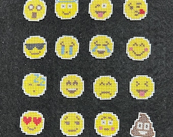 Crochet Emoji Magnets - Etsy