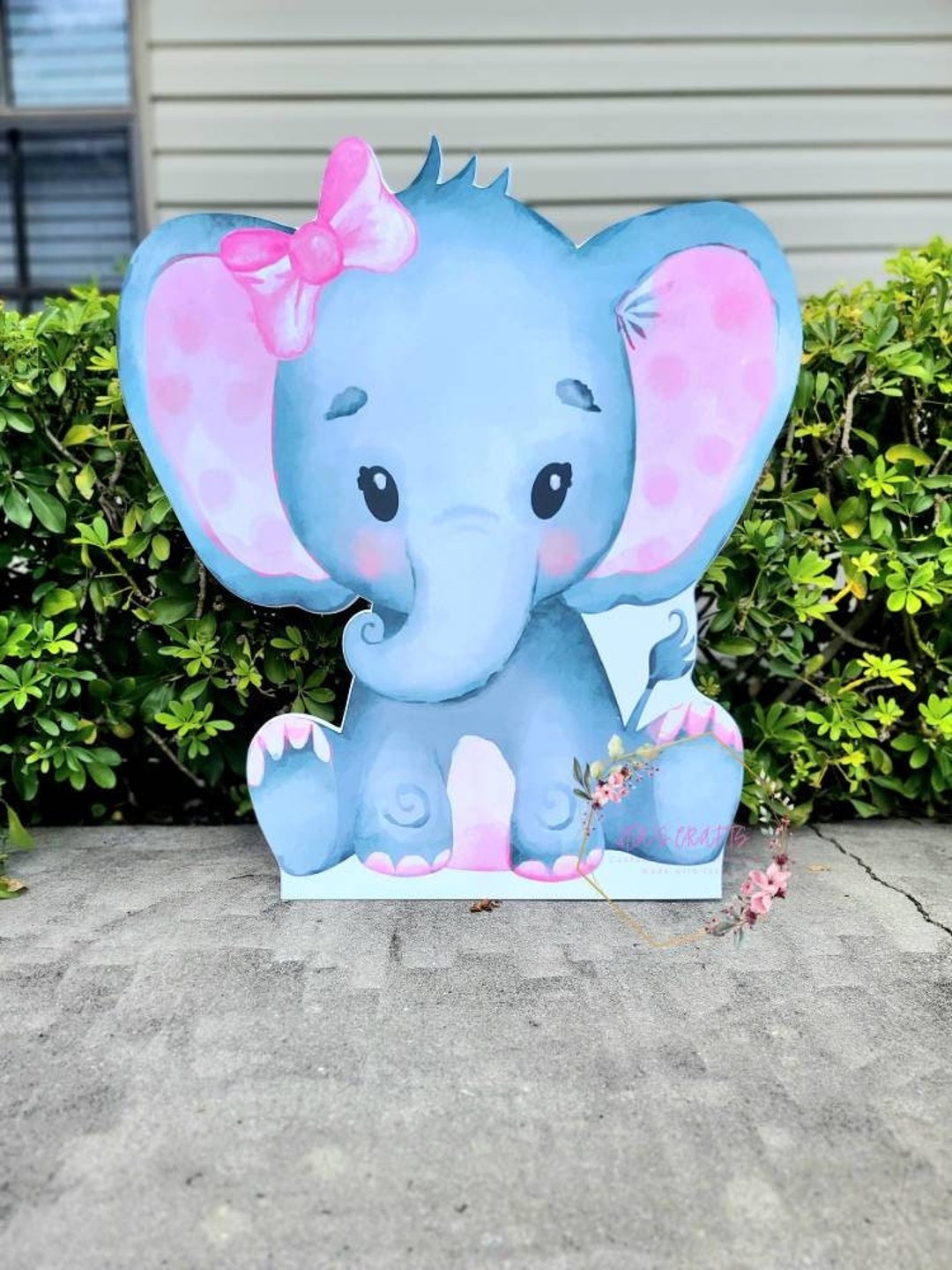 Baby Elephant Standee/ Party Props/ Cutouts/standees/birthday ...