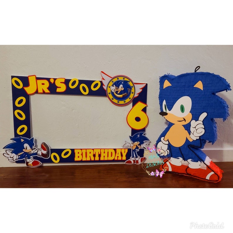 Buy Sonic the Hedgehog Photo Prop Frame /sonic Props / Sonic Online in ...