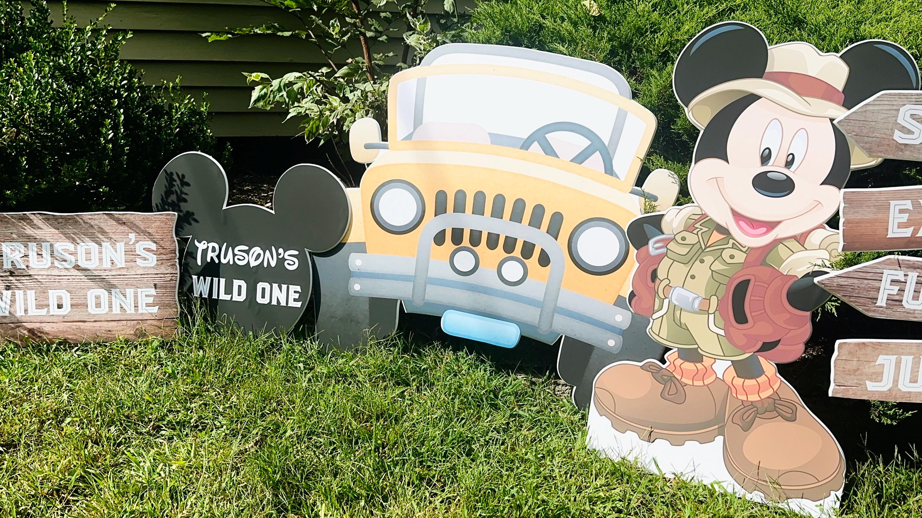 Safari Standee/ Mouse Safari/ Safari Party/ Safari Decorations/safari ...