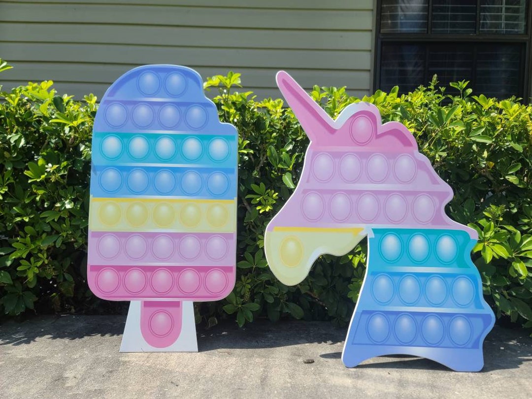 Pop It Standee Prop/ Pop It Cutouts, Pop It Birthday ,custom Party ...