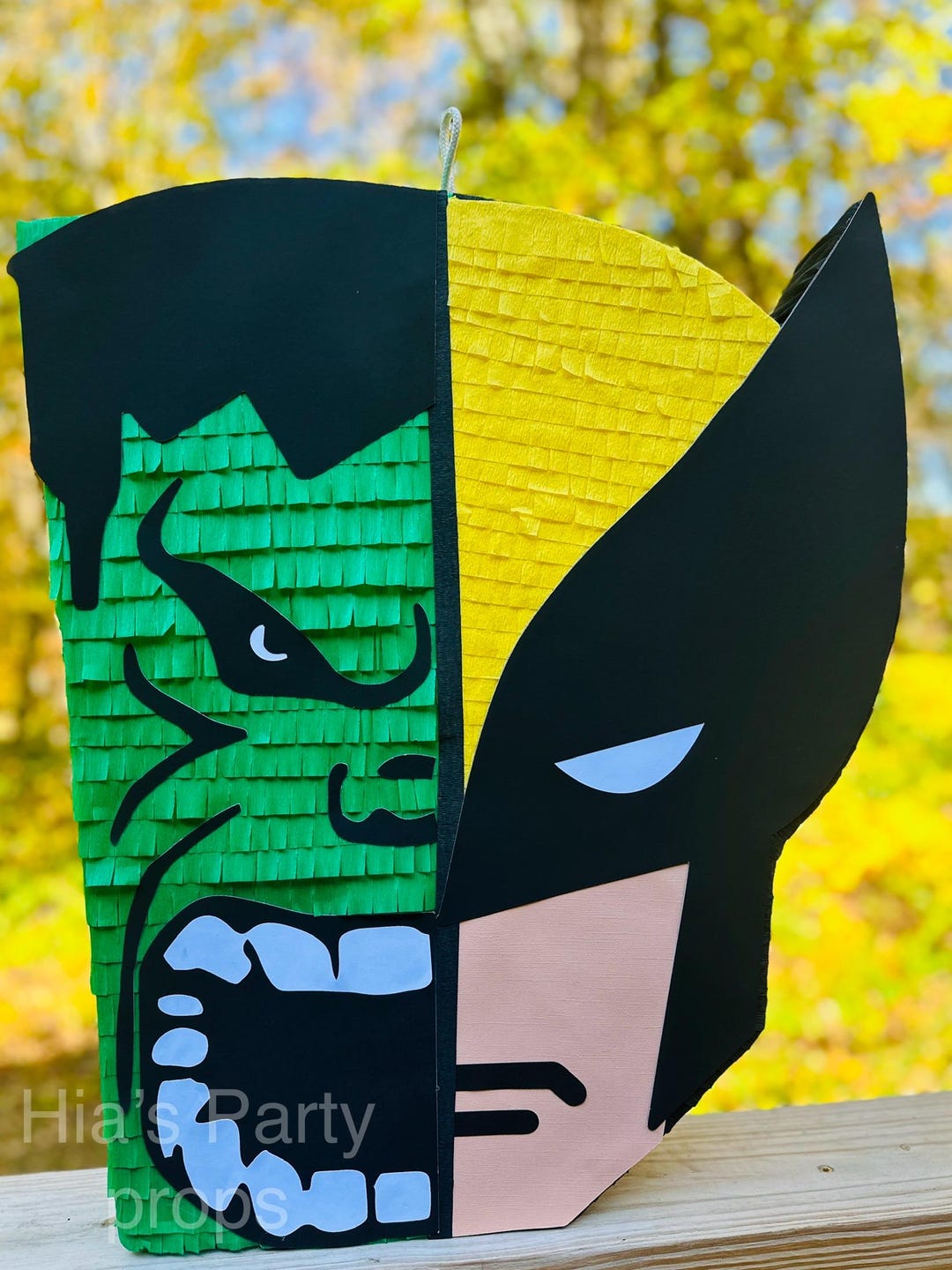 Wolverine Piñata - Half Green Monster Half Spider Head Piñata- Green ...