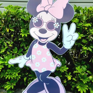 Groovy Minnie Standee / Boho Decorations/ Groovy Minnie Standees/boho ...