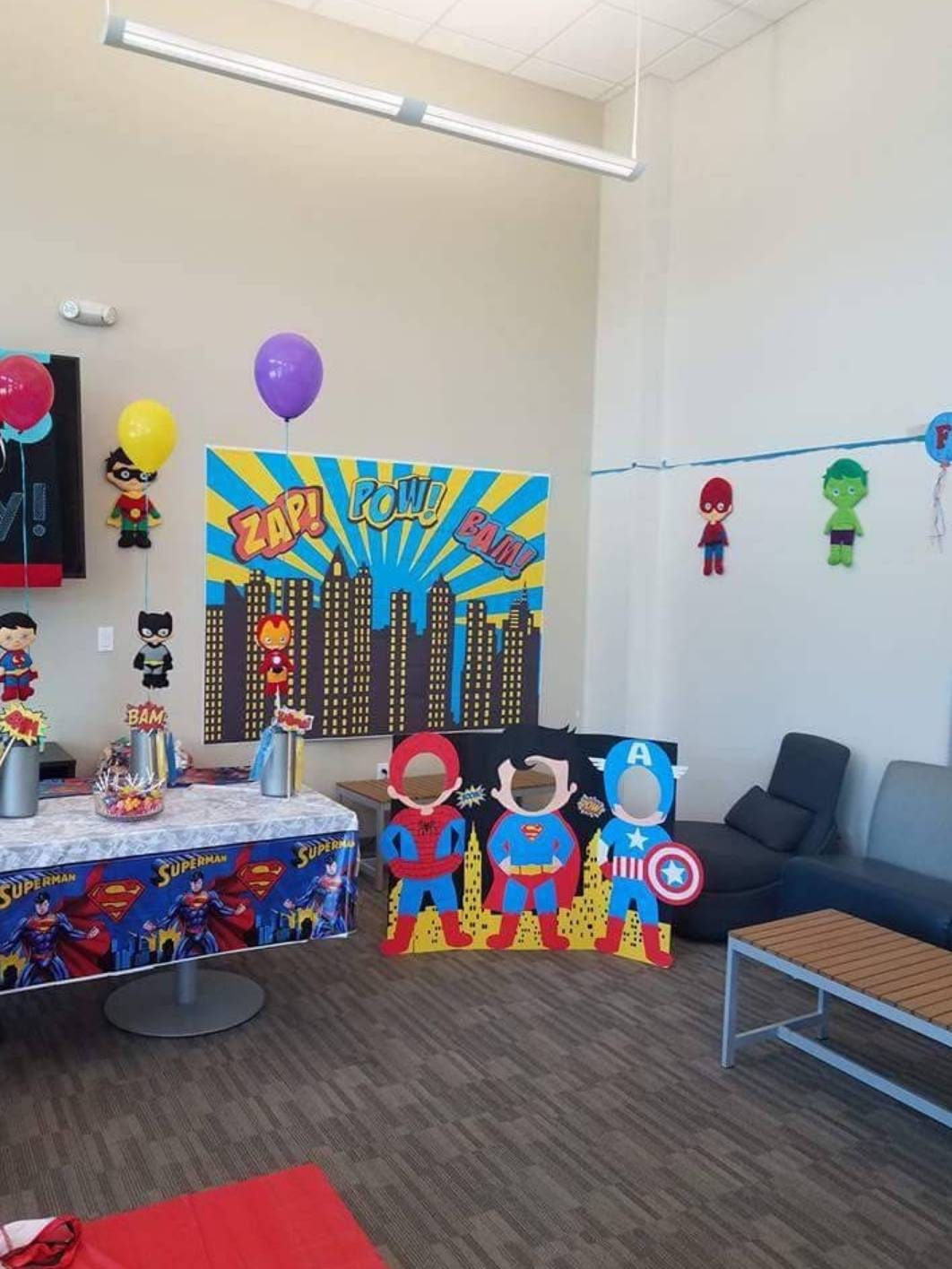 Superhéroes Photobooth /superhero Photobooth Props Superheros Party ...