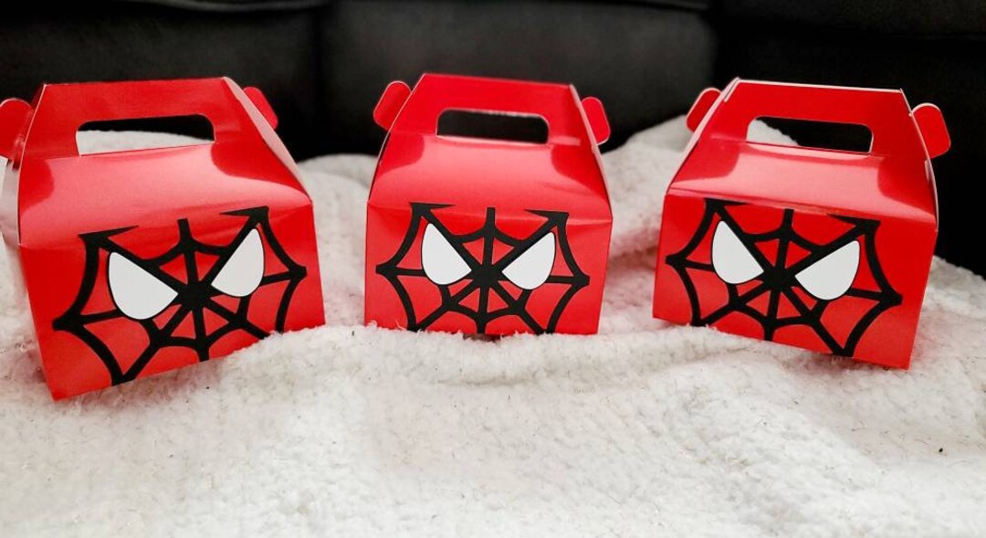 Spider Favor Boxes, Spider Party, Spider Party Favors, Spider Party ...
