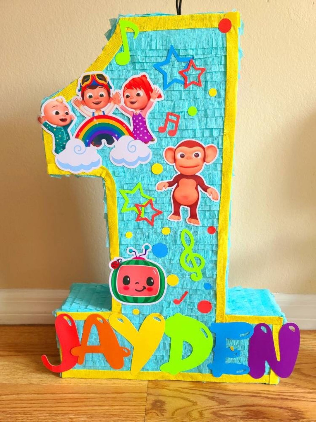 Tv Shows Piñata/ Cocomelon Party/party Decorations/cocomelon Number ...