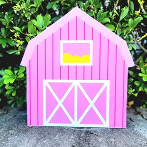 Pink Barn Standee/ Pink Barn Props /barn Props /barn Cutouts /the Farm ...