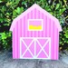 Pink Barn Standee/ Pink Barn Props /barn Props /barn Cutouts /the Farm ...