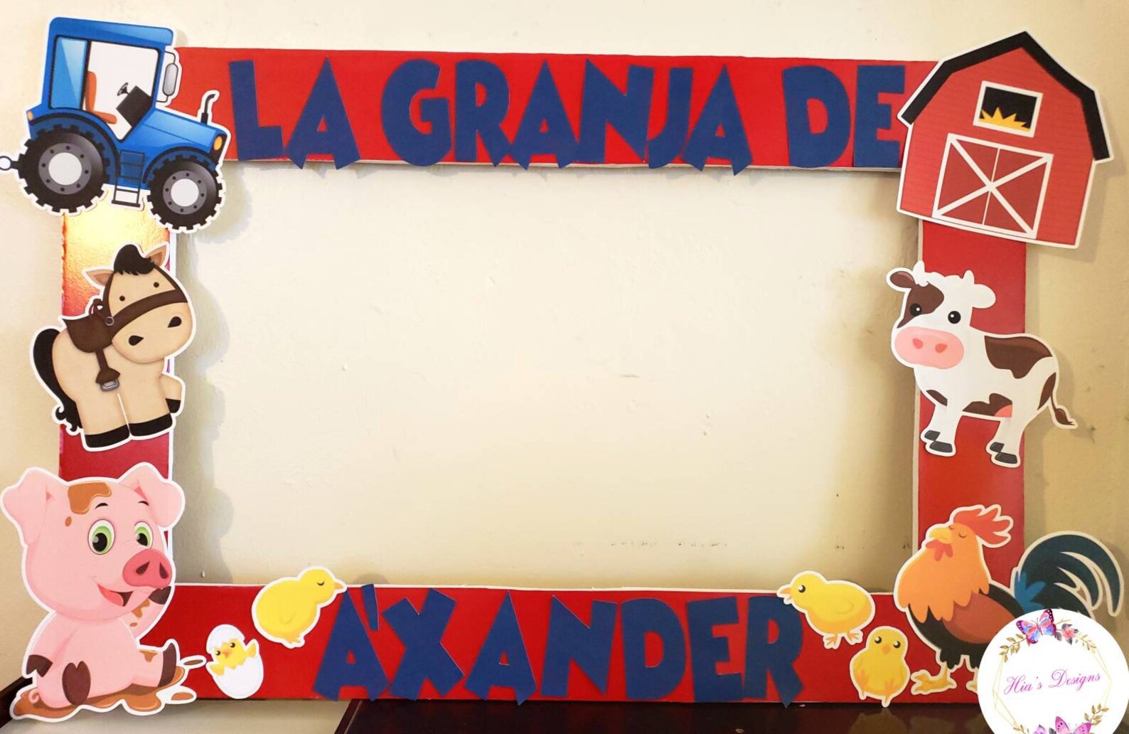 The Farm Selfie Frame - the Farm Photo Prop Frame - the Farm Party ...