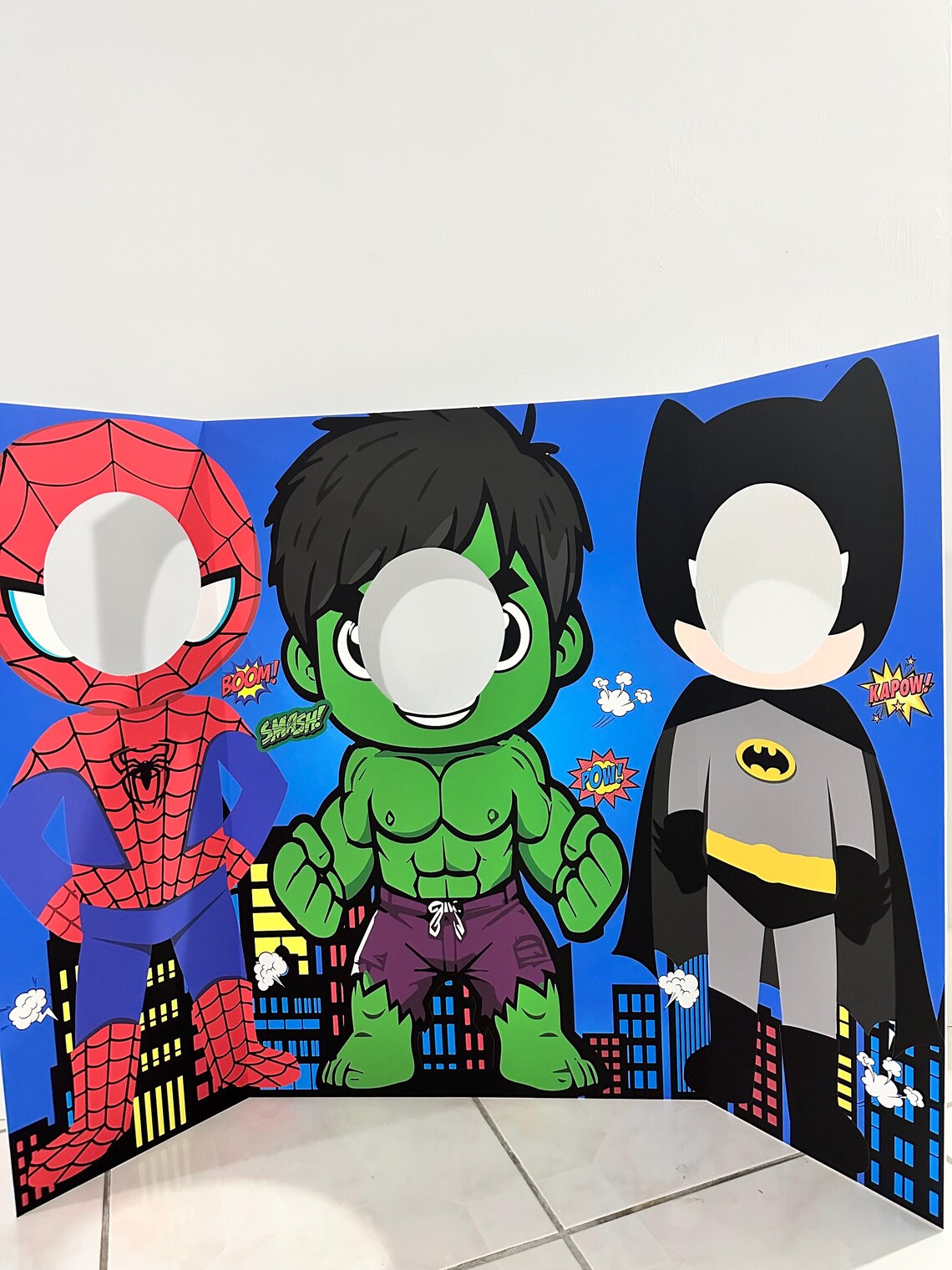 Superhéroes Photobooth /superhero Photobooth Props Superheros Party ...