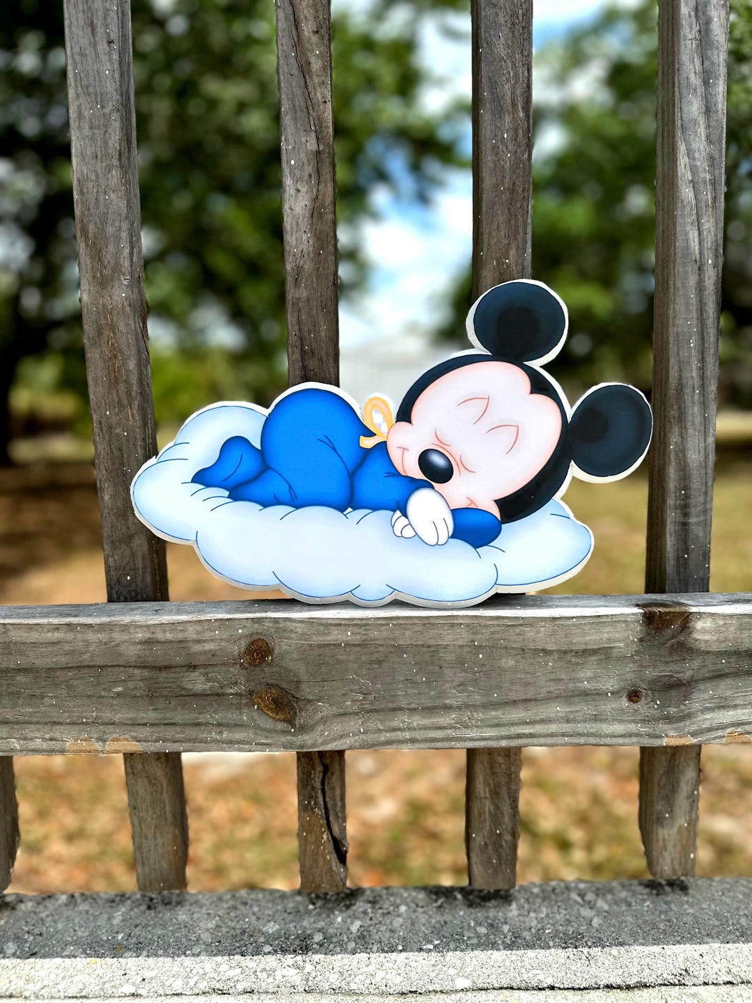Baby Mouse Standee - Baby Mouse in Cloud Standee - Mouse Baby Baby Prop ...