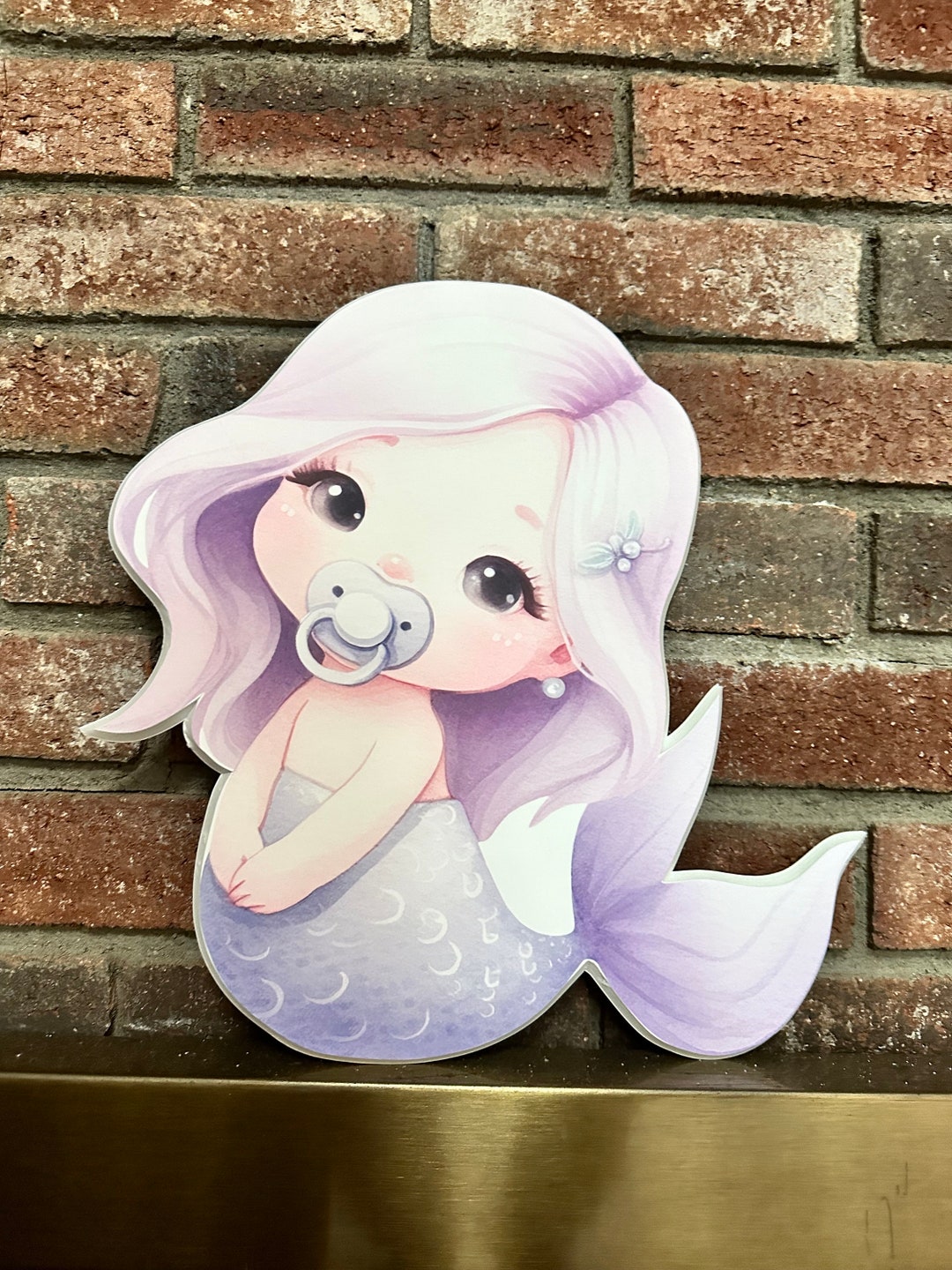 Baby Mermaid Standees/ Mermaid Decorations/mermaid Signs/ Mermaid Party ...