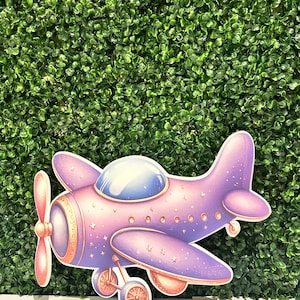 Airplane Cutout / Baby Shower Cutouts/ Baby Shower Decor/ Cutouts ...