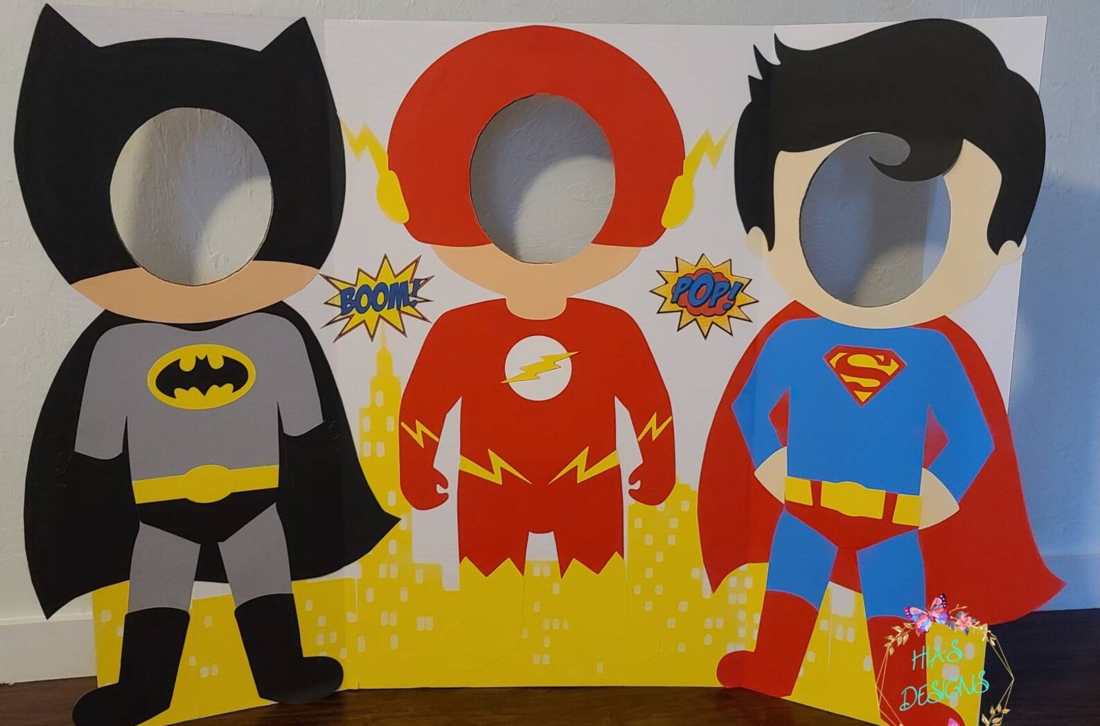 Superheroes photo booth wonder woman props captain america | Etsy