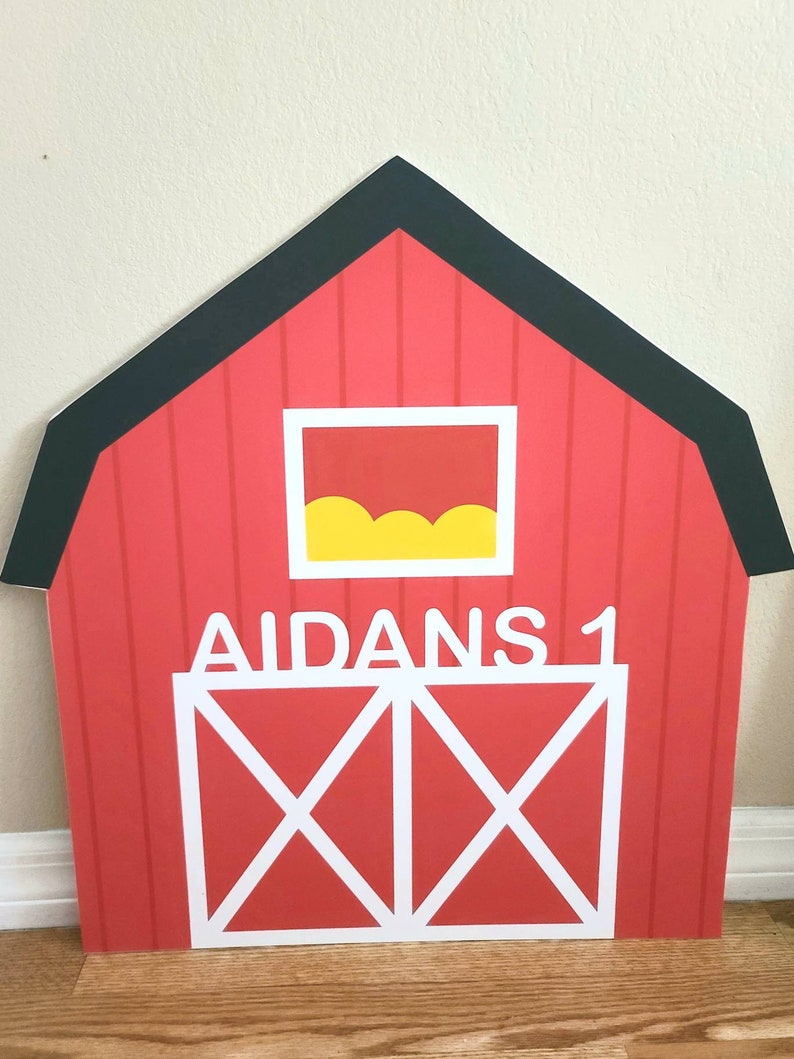 Red Barn Standee/ Red Barn Cutouts /red Barn Props /barn Cutouts /the ...