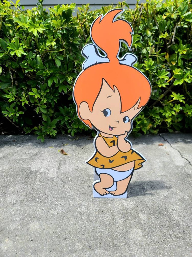 The Flintstones Standee/ Pebbles/bam Bam/ Tv Shows Standing - Etsy