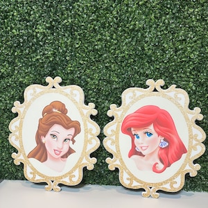 Princess Cutouts / Princess Centerpieces/princess Standee /princes ...