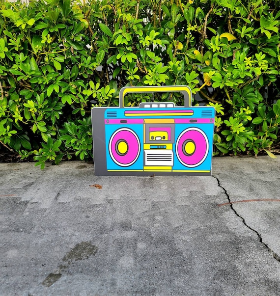 Retro 80's Boombox Party Prop/ Boombox Cutout/retro Party - Etsy