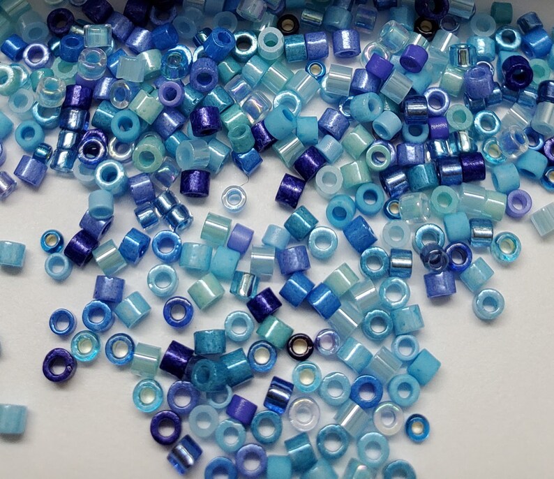Delicas Beads Blue Teal Turquoise Assortment 11 /0 - Etsy
