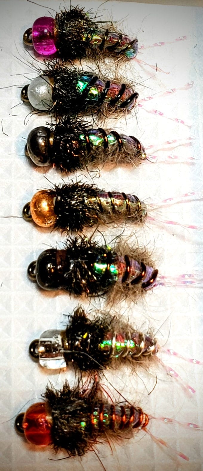 Various midge , scuds, larvae, pupae Flies Size 12 for Fly Fishing. all ...