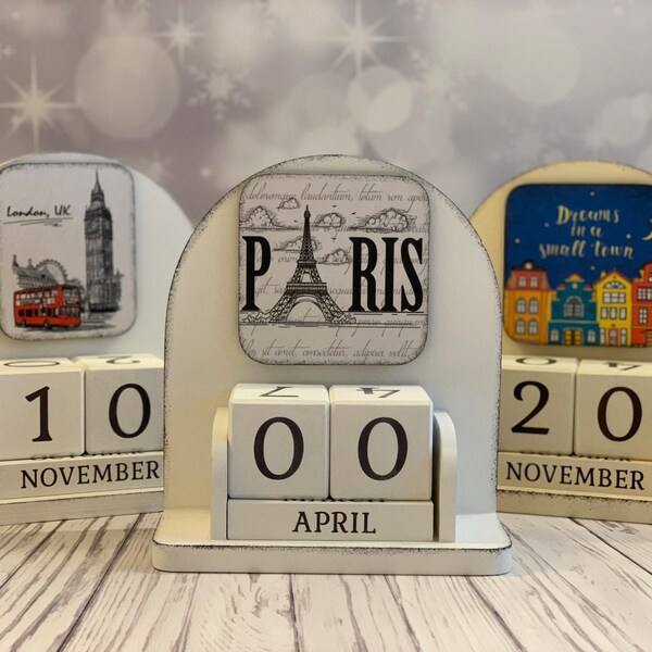 Block Calendar - Etsy