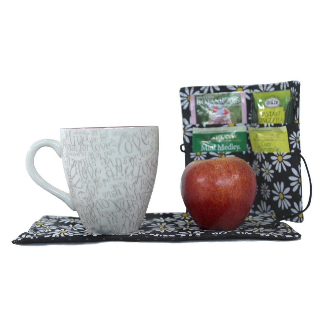 Mug Rug Gift Set - Tea Wallet Gift Set - Tea Bag Holder Gift Set - Tea ...