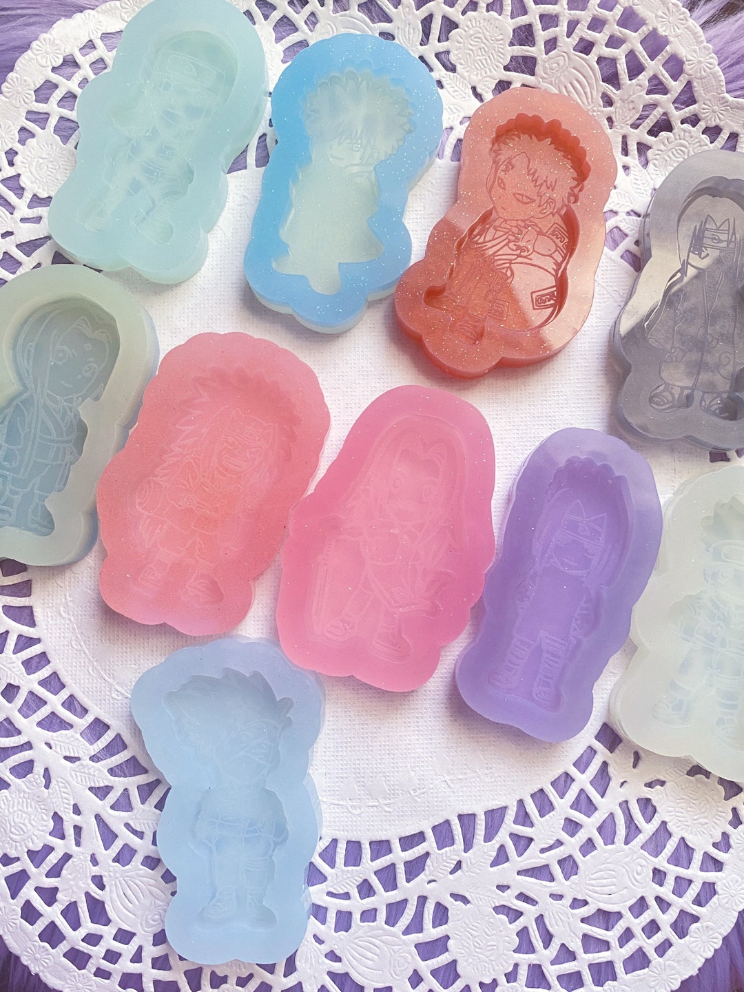 Ninja Anime Silicone Resin Molds - Etsy