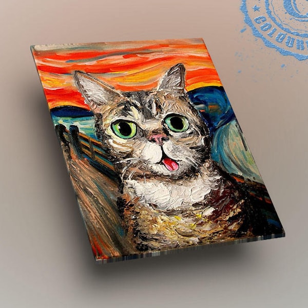 The Scream Paint by Number - Etsy