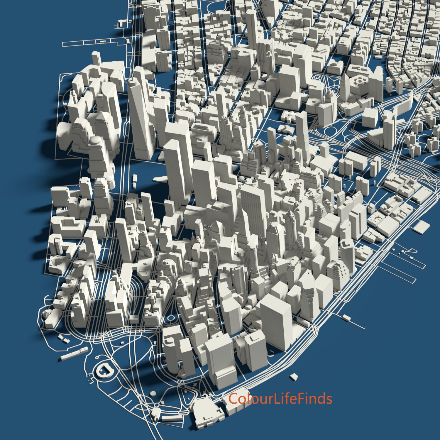 Printable NewYork city prints City layout of New York | Etsy