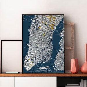 Printable Newyork City Prints City Layout of New York - Etsy