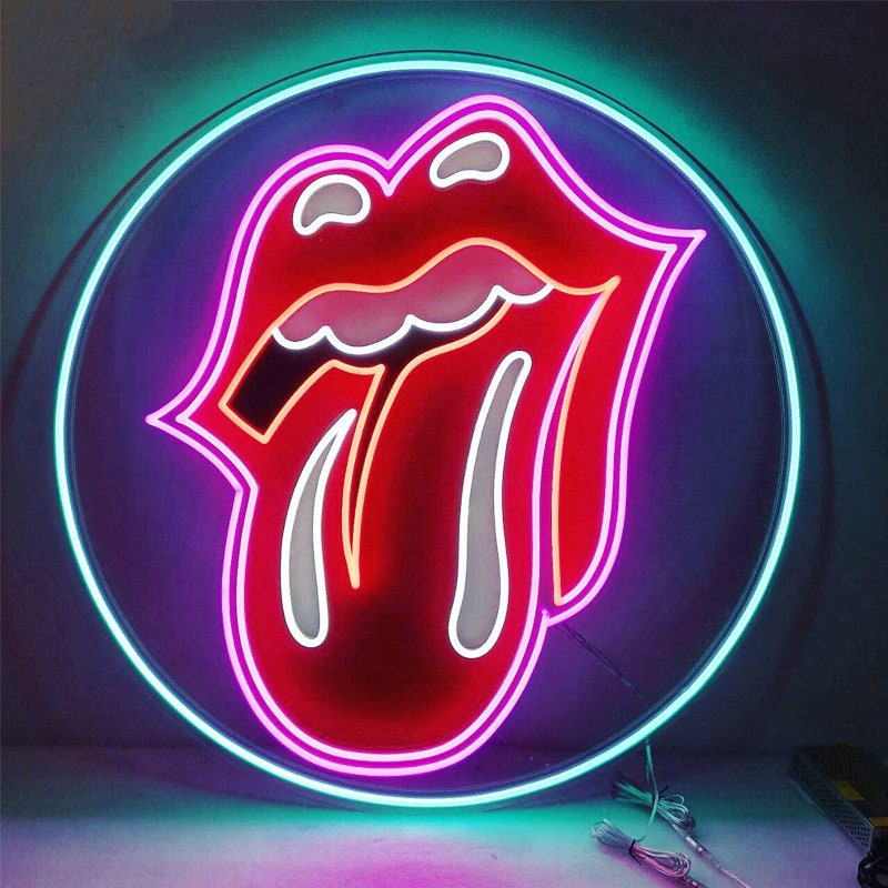 Neon Lips Sign Led Neon Art Lights For Your Wall Home Sweden