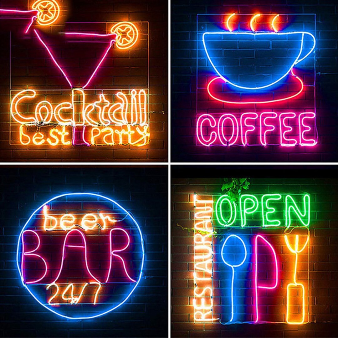 Custom Brand Neon Signs Shop Name Neon Light Decoration LED - Etsy