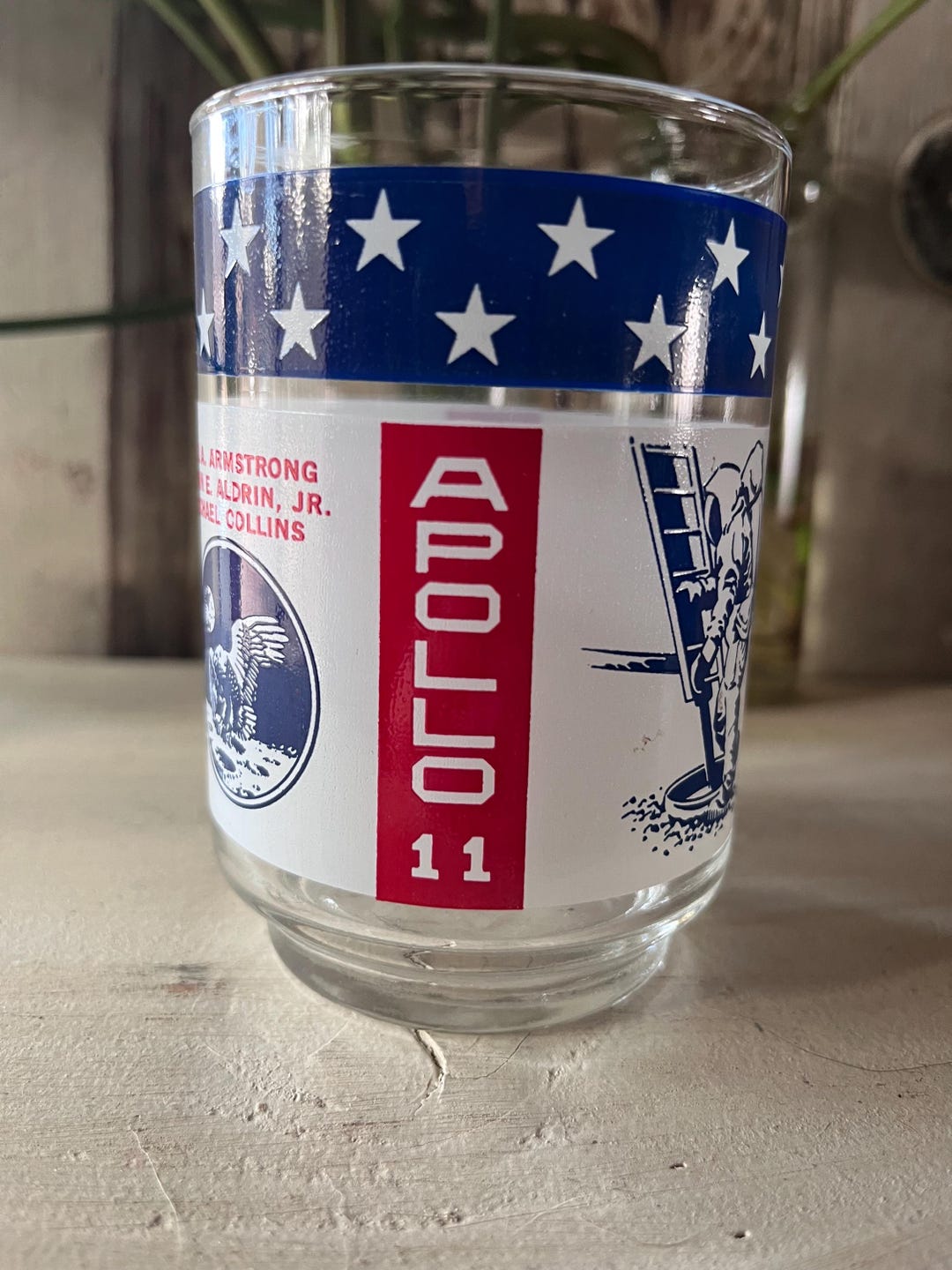 Apollo 11 Commemorative Glass - Etsy