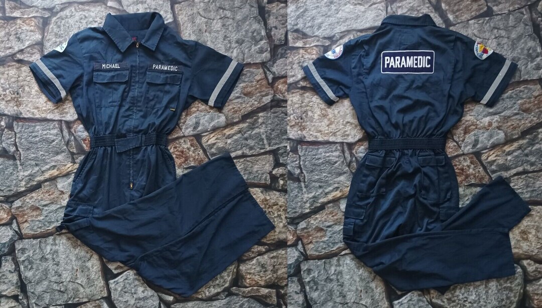Vintage American Paramedic Overalls Coveralls Jumpsuit Size 48 - Etsy