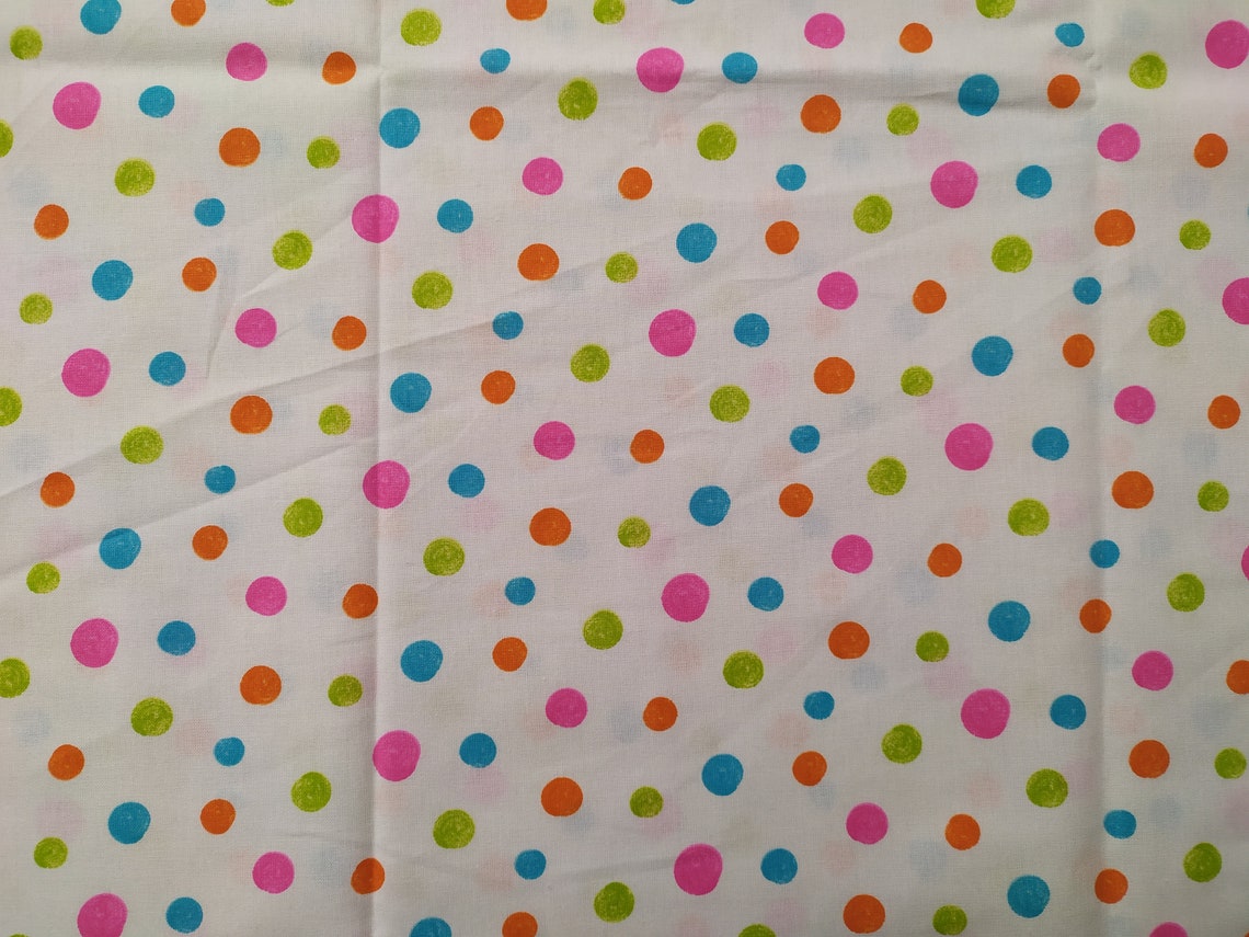 Polka Dot Fabric Fabrics in 1.60m. - Etsy