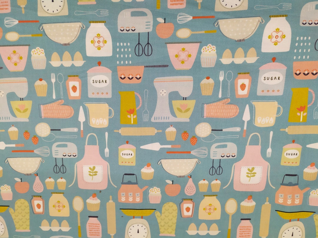 Tissu Cuisine Ustensiles de cuisine Ingrédients de cuisine pâtisserie ...