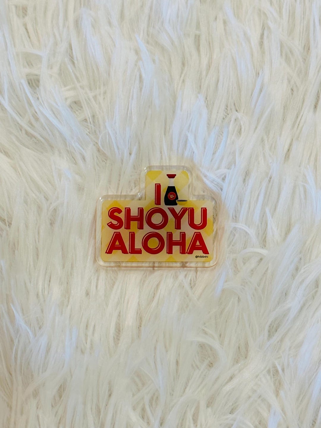 I Shoyu Aloha Acrylic Magnet - Etsy