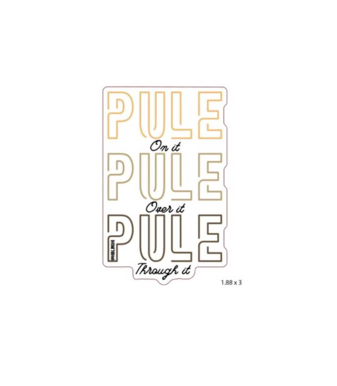 Pule on It, Over It, Through It Vinyl Sticker, Prayer Sticker ...