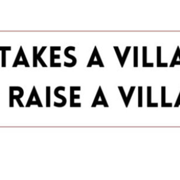 It Takes a Village - Etsy