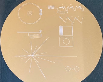 Voyager Golden Record Cover Pin - Etsy