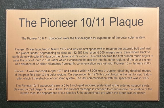 Space Probe On Plaques