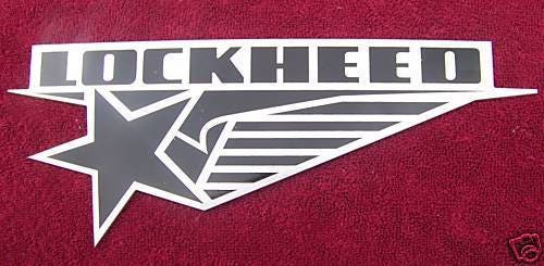 LOCKHEED CORPORATION AIRCRAFT Aluminium Logo Plaque 3mm Aluminium - Etsy