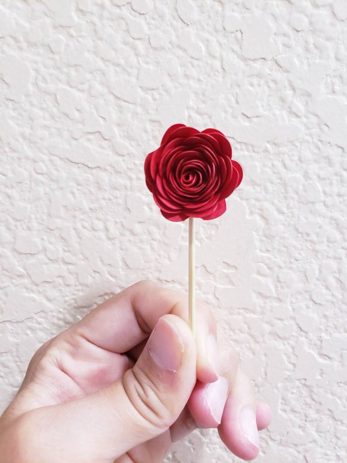 Small Paper Rose Cake/food Topper for Party and Events - Etsy