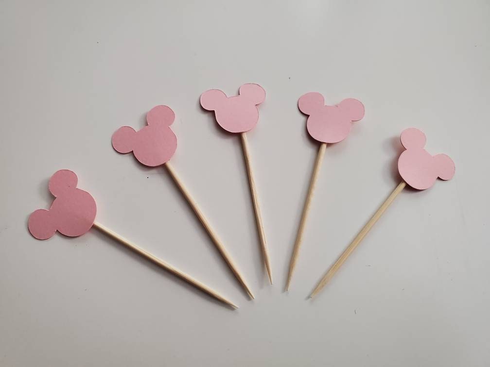 Mickey Themed Head Shape Cake/cupcake/food Topper for Any - Etsy