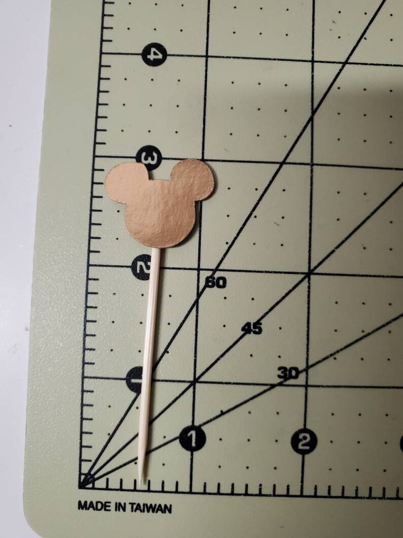 Mickey Themed Head Shape Cake/cupcake/food Topper for Any - Etsy