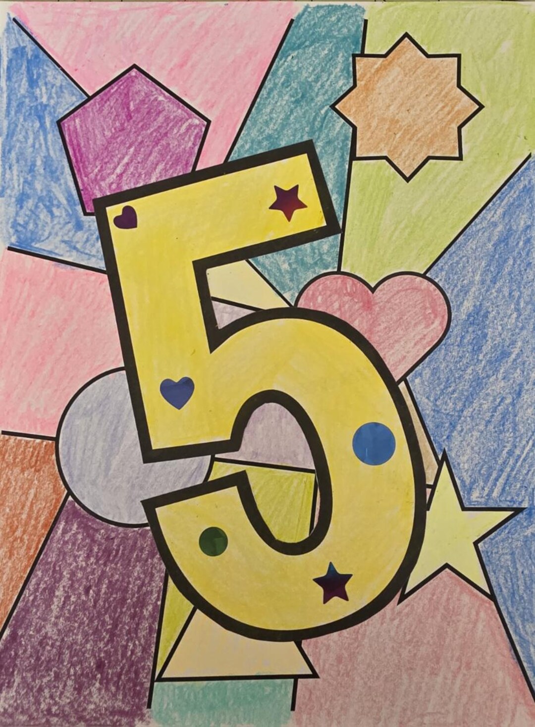 Shapes and Number Art Projects for Prek/kinder Students - Etsy Canada