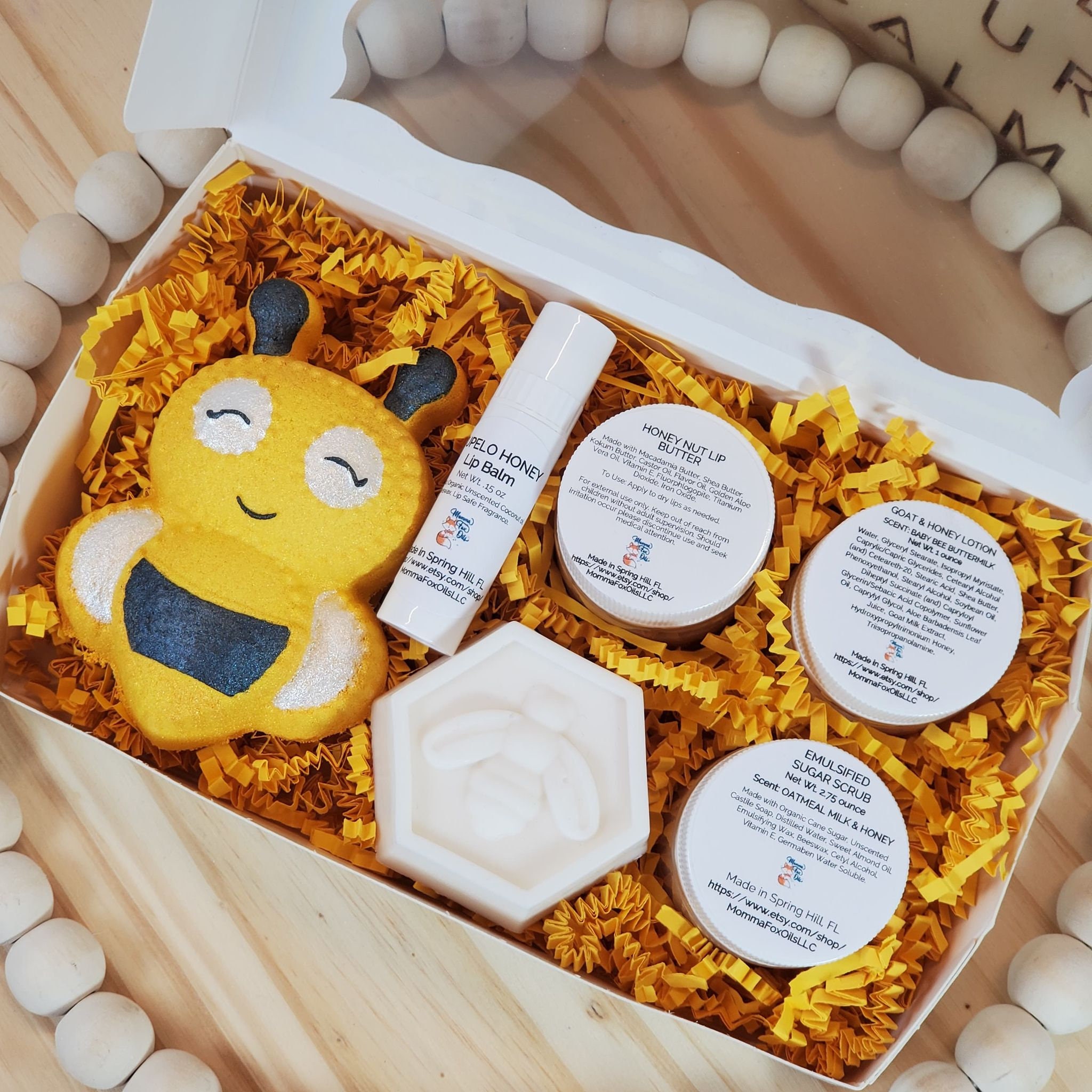 Bumblebee Themed Self Care Gift Set Bumblebee Gift Set Self - Etsy